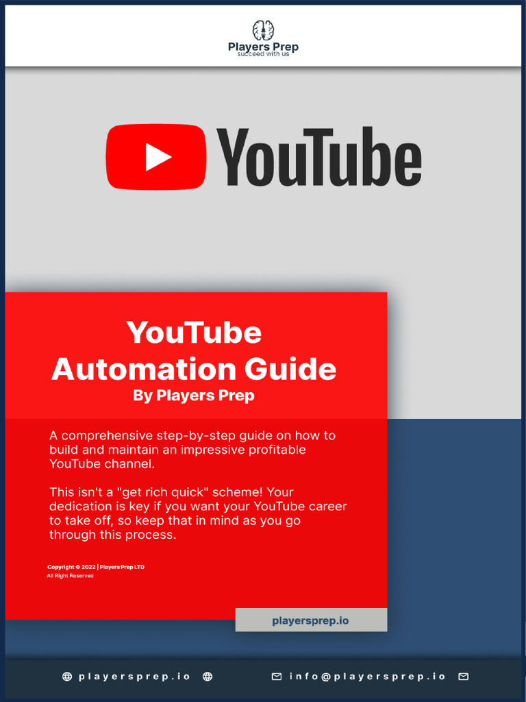 YouTube Automation: A Complete Guide | PDF | You Tube | Search Engine ...