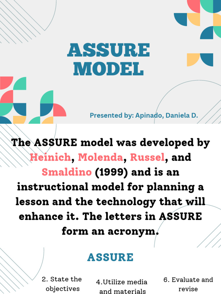 Assure Model | PDF | Art | Science & Mathematics