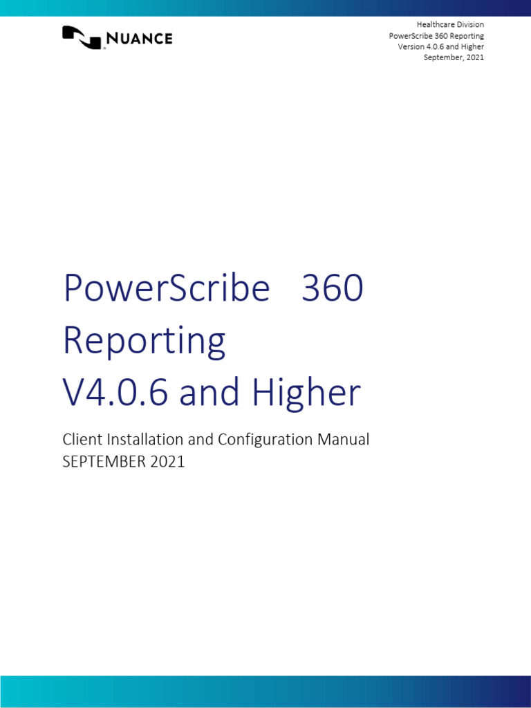 Client Install PS360 V4.0.6 and Higher | PDF | Installation (Computer ...