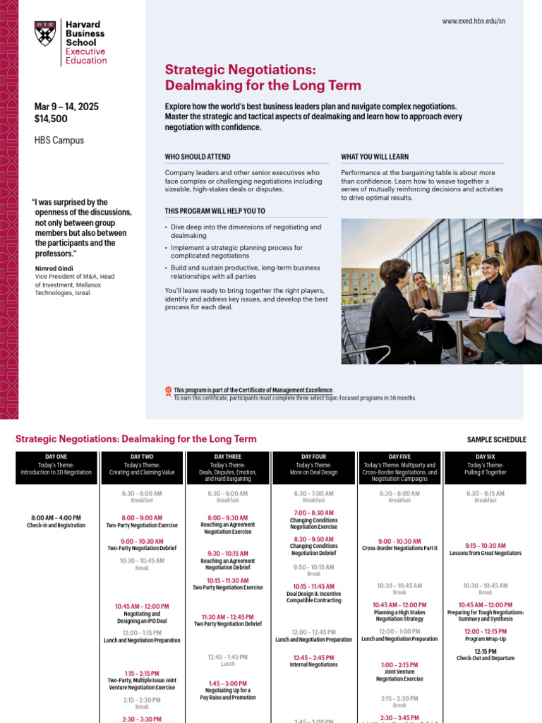 Strategic Negotiations Brochure | PDF | Negotiation | Discrimination