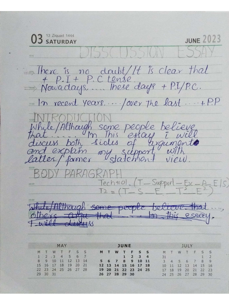 Writing Task 2 Template (Afaq) | PDF