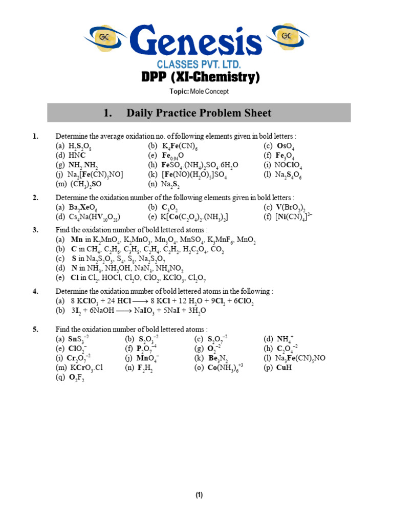 DPP-1 Organic Isomerism | PDF | Redox | Molecules