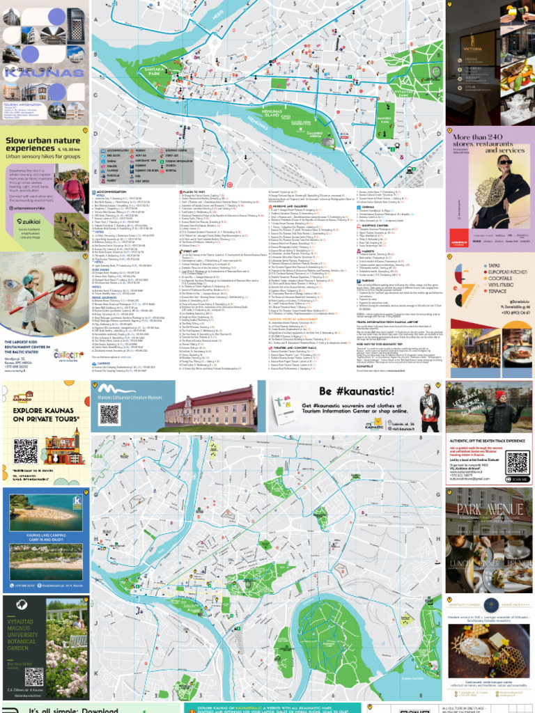 Kaunas Map 2024 | PDF