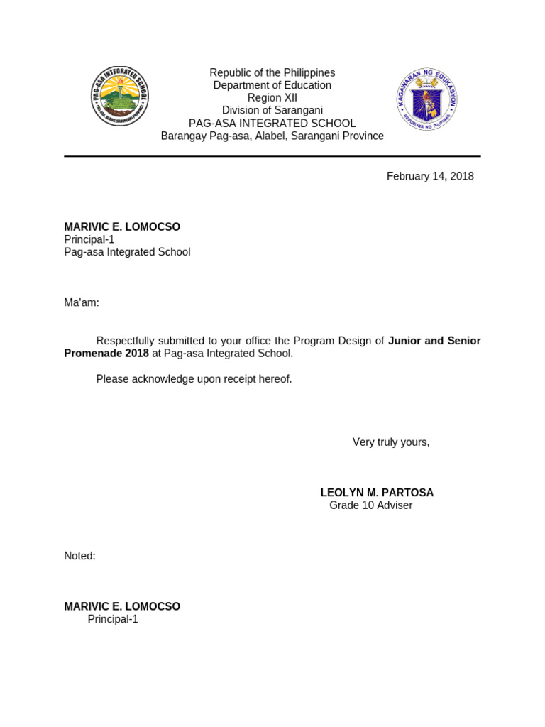 ACTIVITY DESIGN PROM 2018 | PDF | Prom