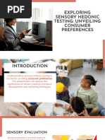 Sensorry Evaluation (Hedonic Scale) | PDF