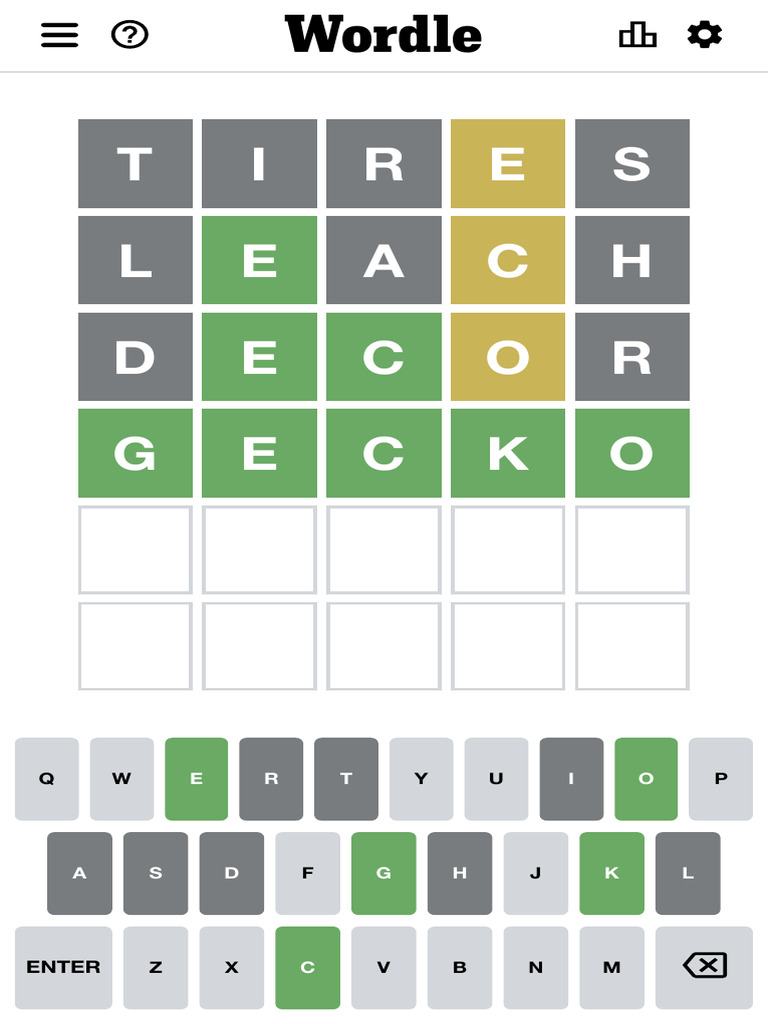 Wordle - The New York Times 4 | PDF