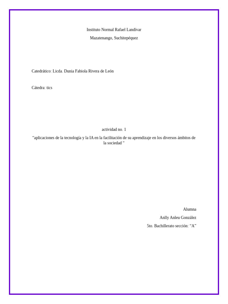 Actividad 1 Compu | PDF | Inteligencia artificial | Inteligencia (IA) y semántica