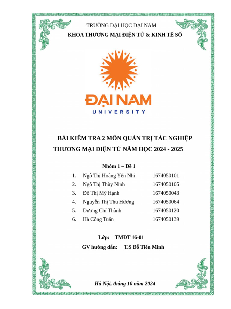 Qtri tác nghiệp | PDF