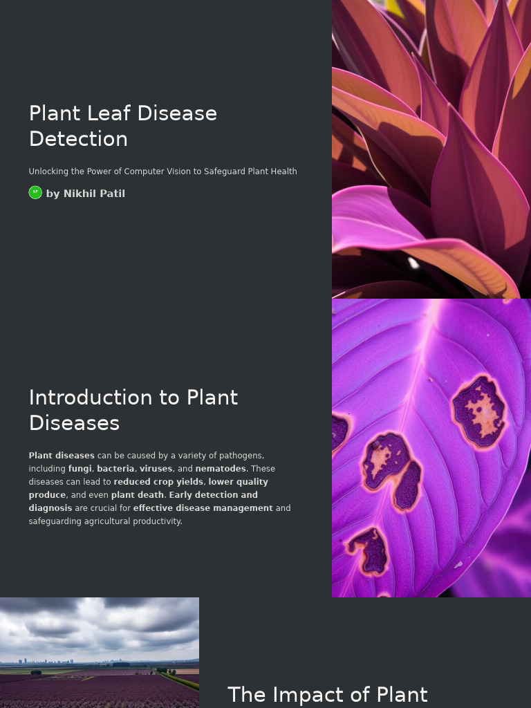 Plant Leaf Disease Detection | PDF | Computer Vision | Machine Learning
