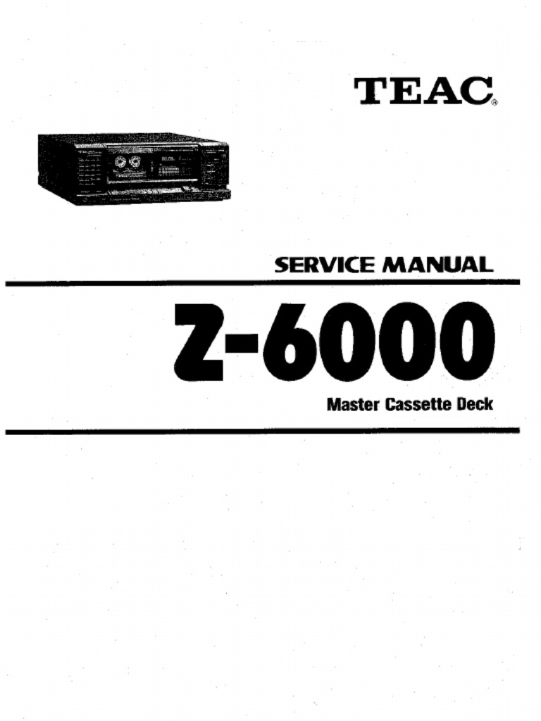 teac_z-6000 | PDF
