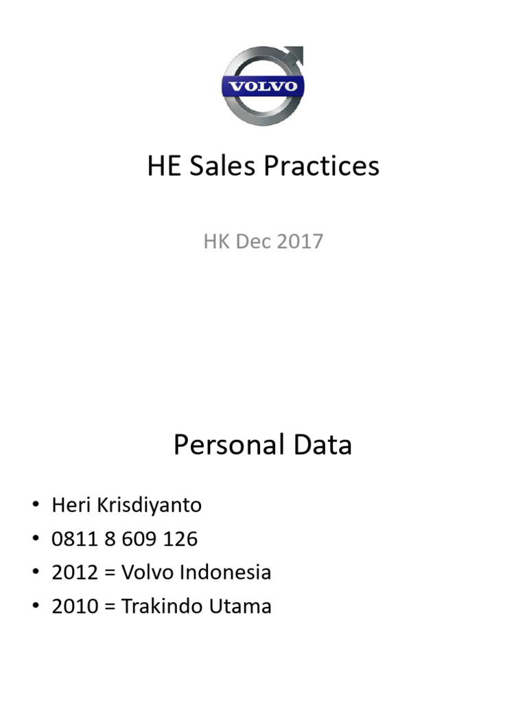 HE Sales Practices | PDF
