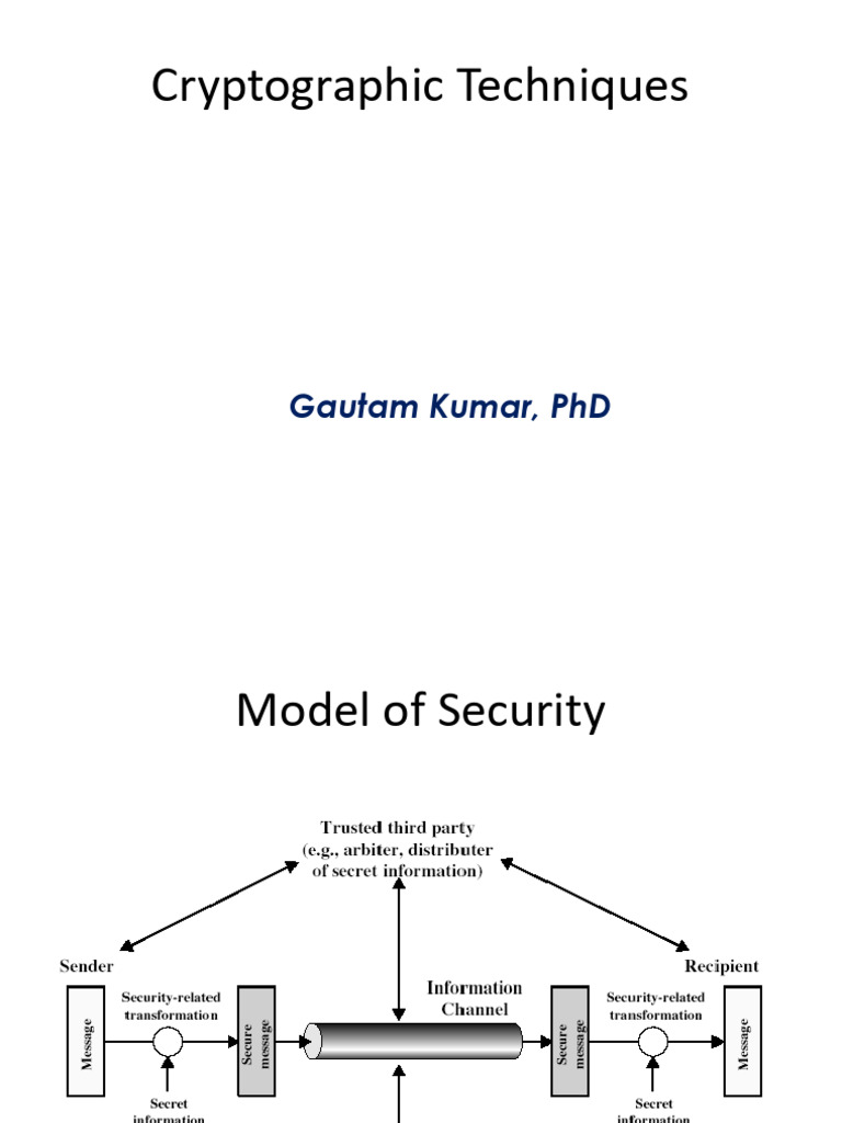 Cryptographic Algorithms | PDF | Cipher | Cryptanalysis