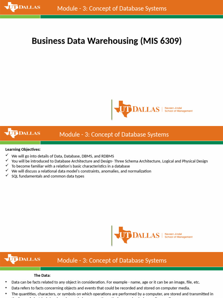 Module - 3 Concept of Database Systems | PDF | Databases | Relational Database