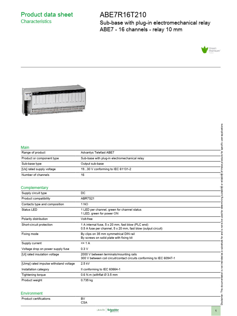 ABE7R16T210 | PDF | Relay | Programmable Logic Controller