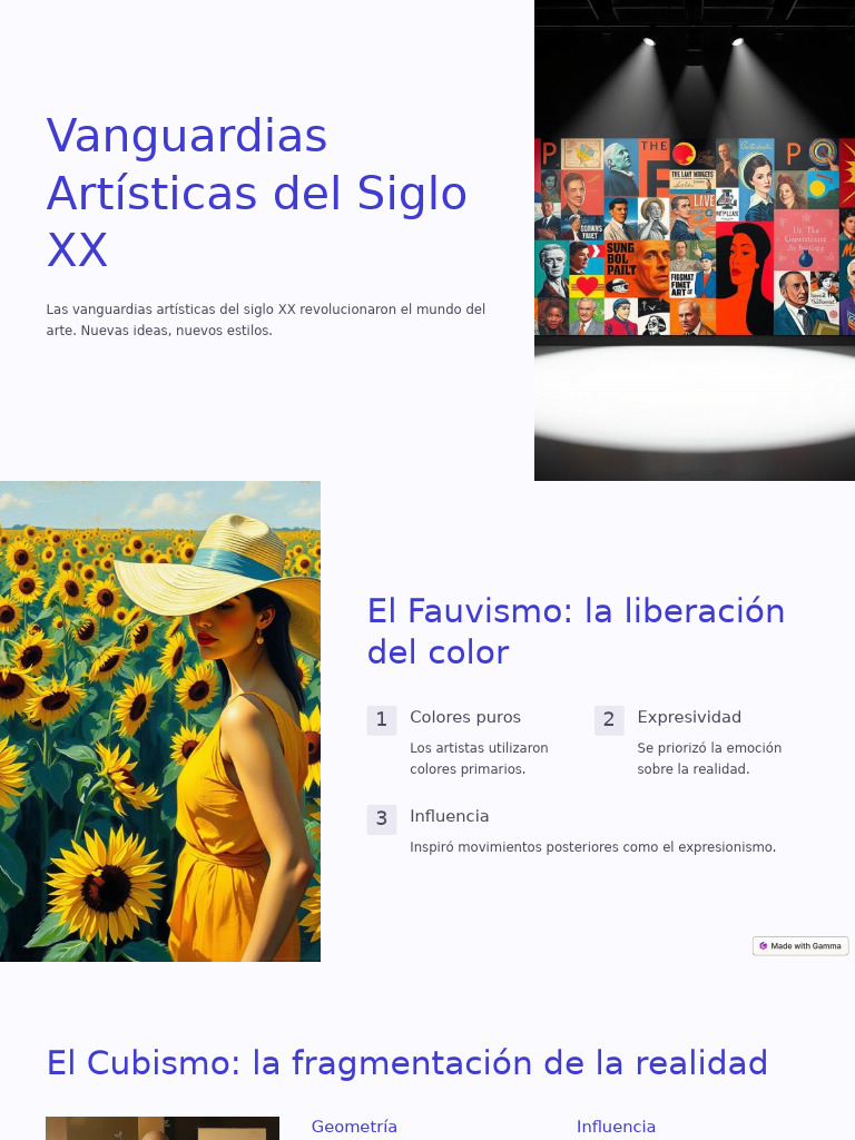 Vanguardias Artisticas Del Siglo XX | PDF | Vanguardia | Expresionismo