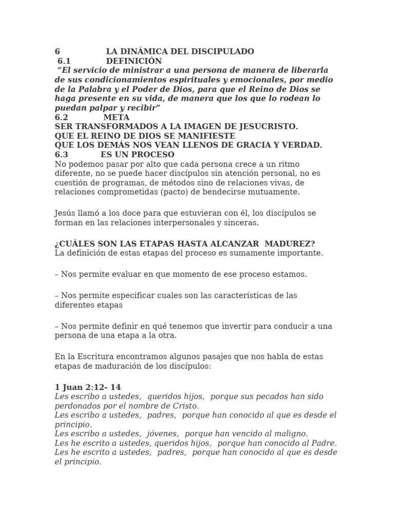 Discipulado Cristiano | PDF | Fe | Cristo (título)