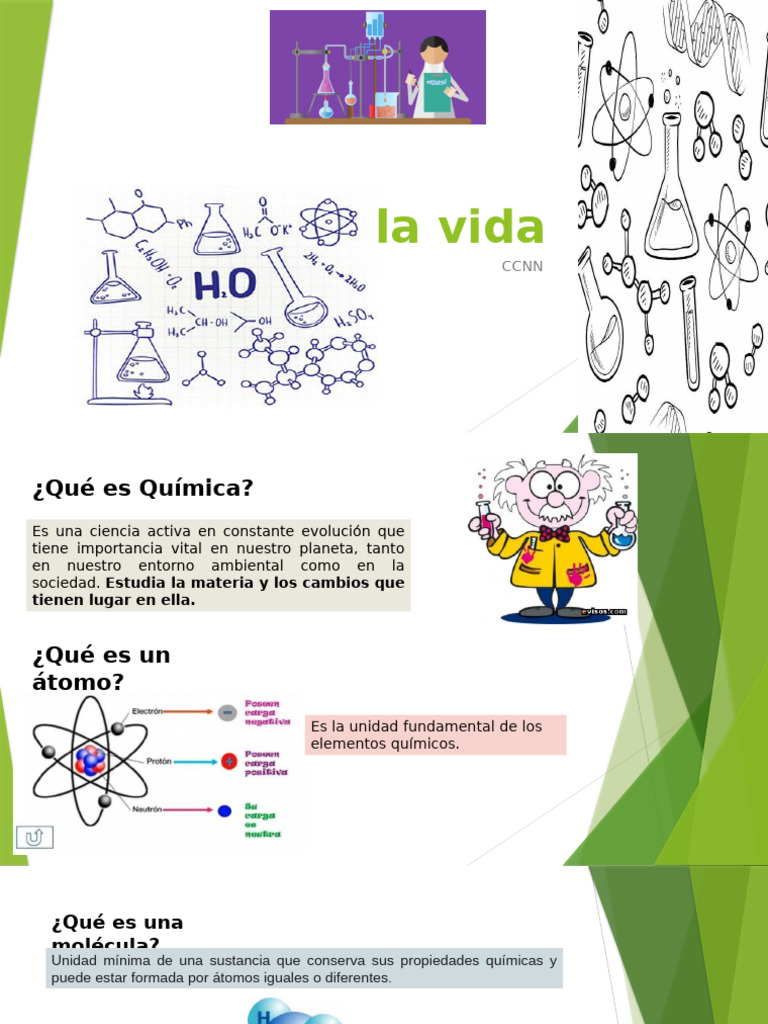 Química de la Vida: Compuestos y Reacciones | PDF | Química ...