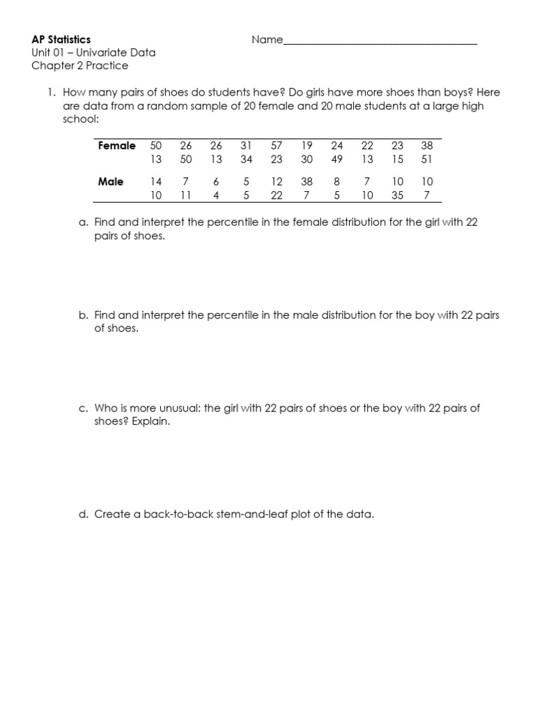 Unit 01 Chapter 2 Practice | PDF | Histogram | Salary