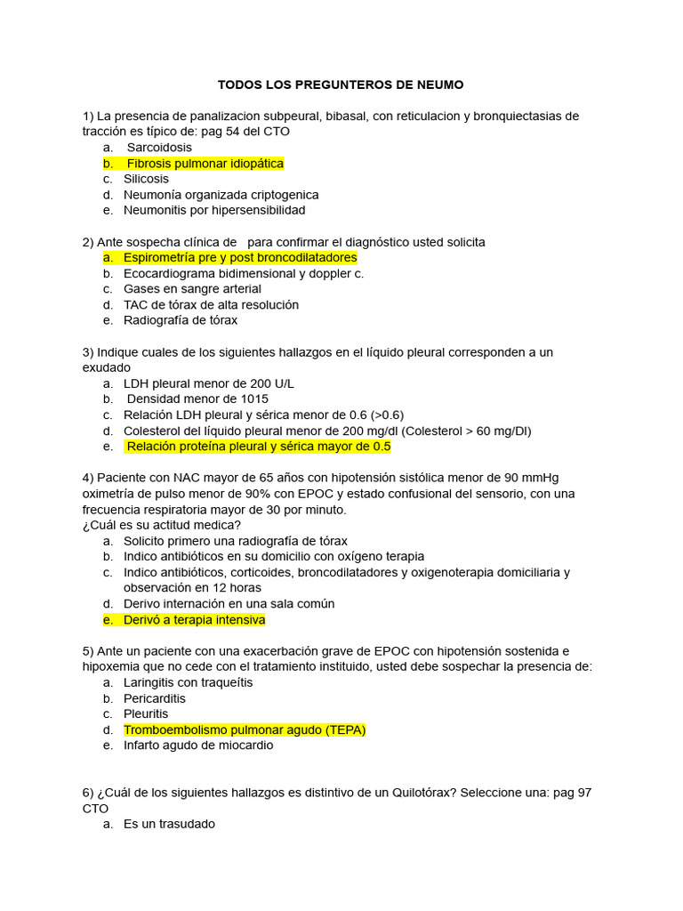 Parcial Coti | PDF | Tos | Neumonía