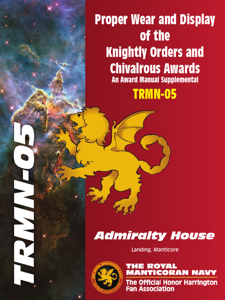 trmn-05 Final Revision 1 | PDF | Orders, Decorations, And Medals | Fashion