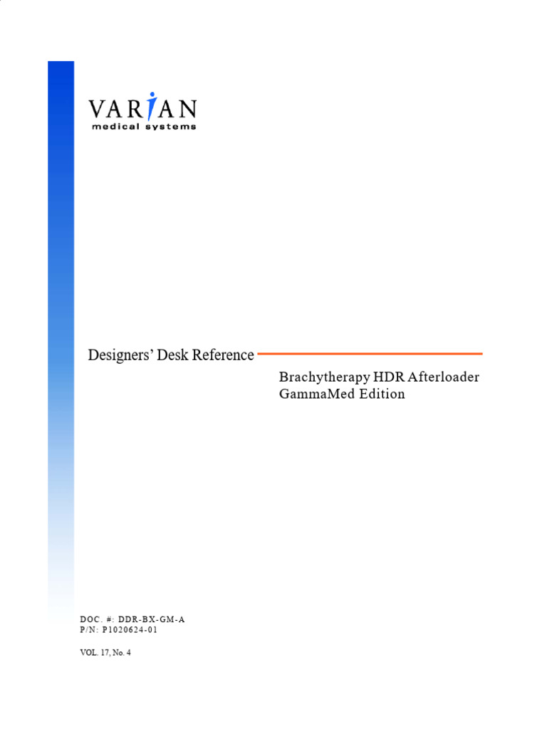 GammaMed DDR (DDR-BX-GM-A) | PDF | Radiation Therapy