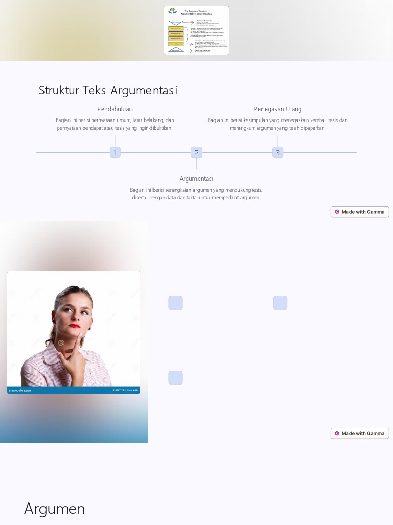 Struktur Dan Kaidah Kebahasaan Teks Argumentasi | PDF