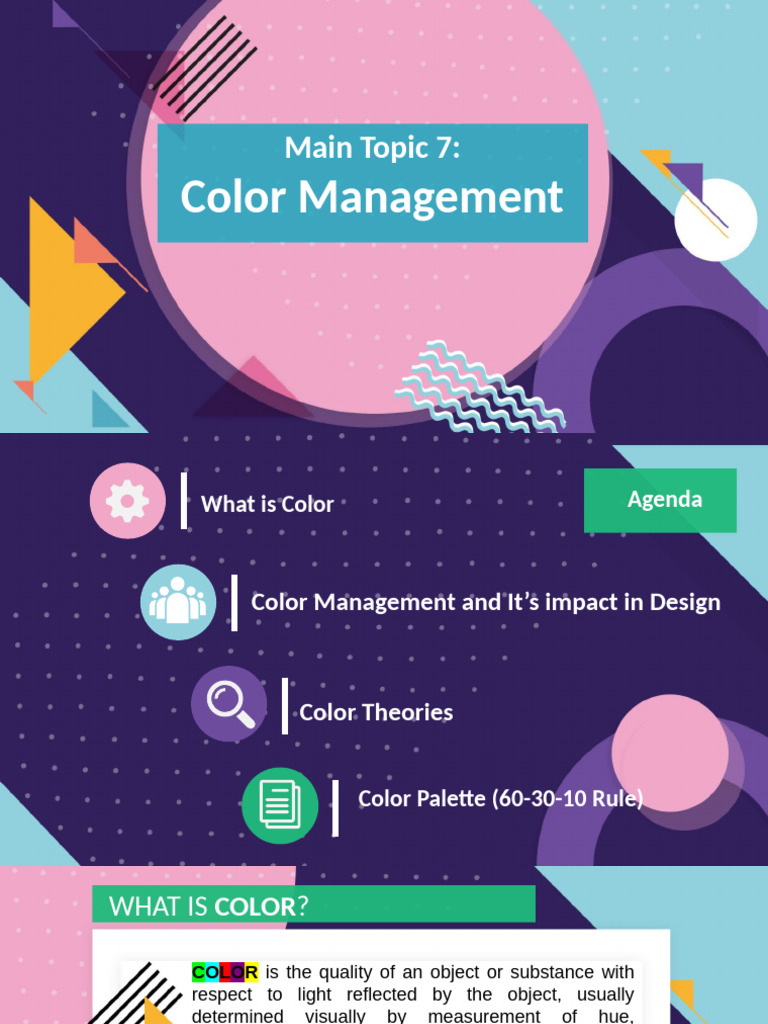 Color Management and Theory Explained | PDF | Color | Artistic Techniques