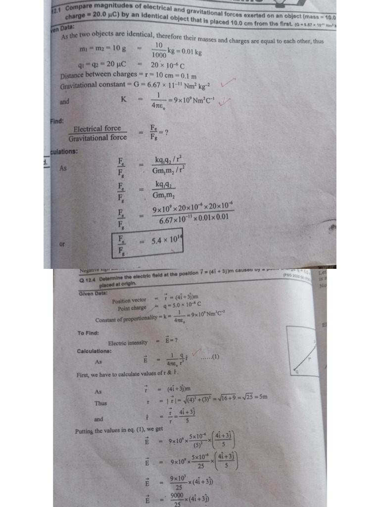 Physics Chapter 1 Numerical | PDF