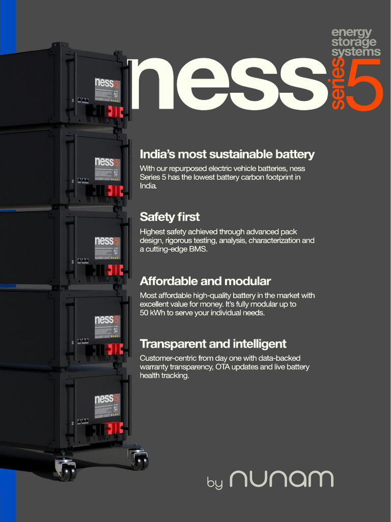 Nunam NESS 5kWh | PDF | Power (Physics) | Sustainable Technologies