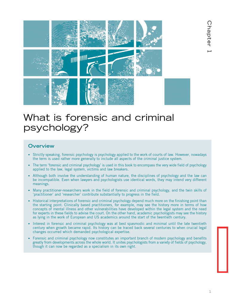 Introduction To Forensic & Criminal Psychology | PDF | Psychology ...
