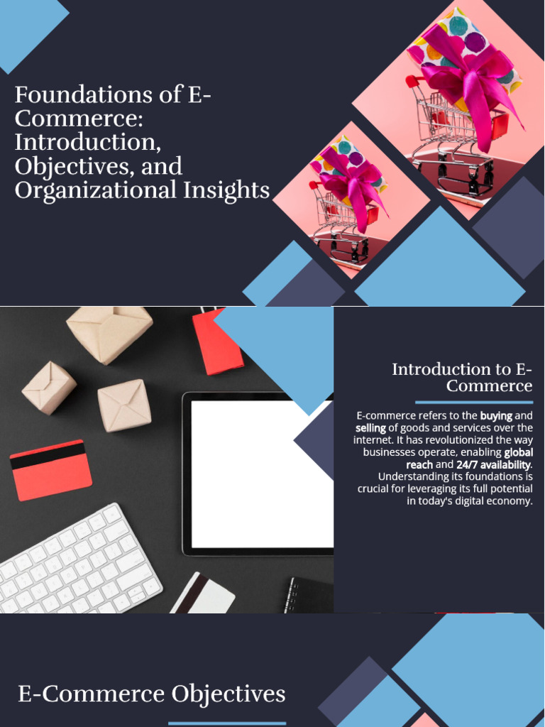 Slidesgo Foundations of e Commerce Introduction Objectives and ...