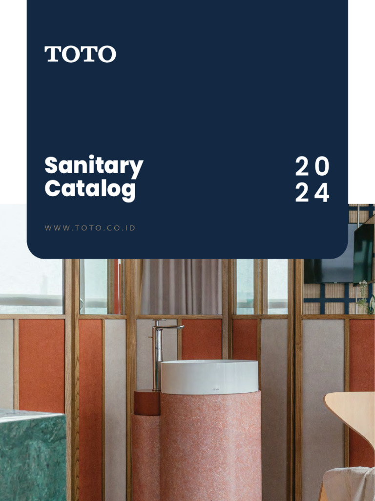 TOTO Sanitary Catalog 2024 PDF | PDF | Toilet | Plumbing