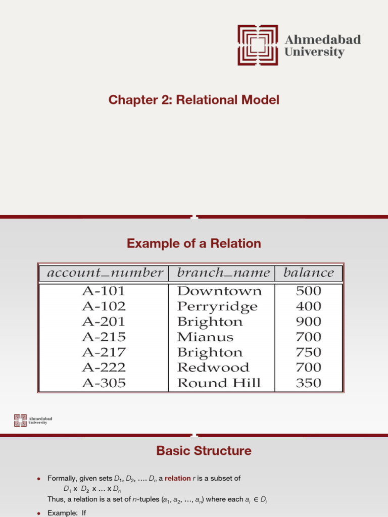 ch_2 | PDF | Relational Model | Mathematical Logic