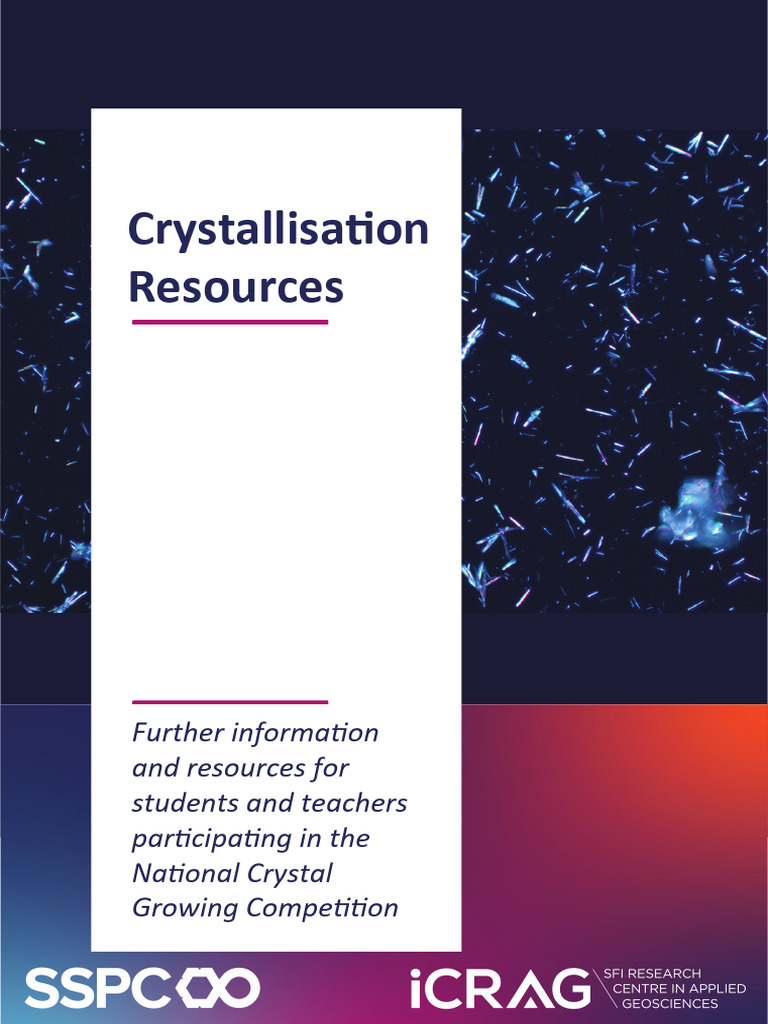 Info_Booklet_2023 | PDF | Solubility | Crystallization