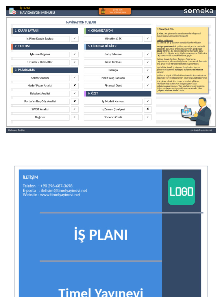 Is-Plani-Someka-Excel-Sablonu-V1-Ucretsiz-SurumDEMO TESTING | PDF