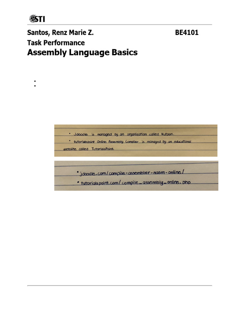 02 - Task - Performance - 1 (5) Computer Architecture | PDF | Assembly Language | Computing