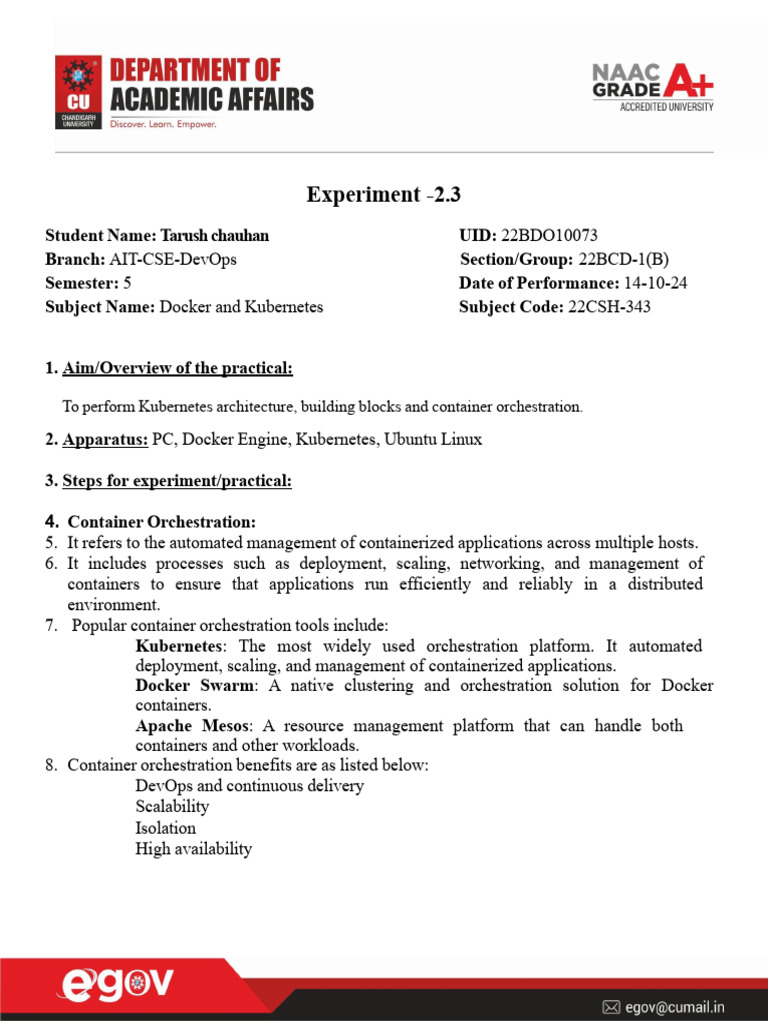 Tarush Exp7 | PDF | Software Engineering | System Software