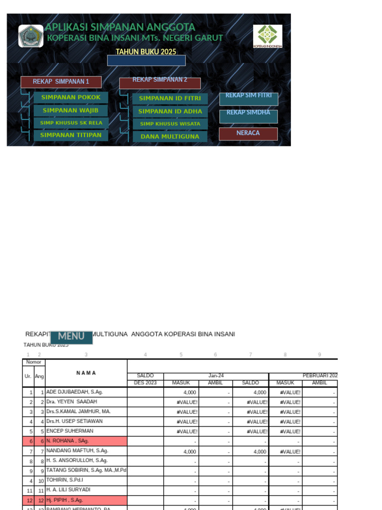 Simpanan Pok Jib Rela-2025 | PDF