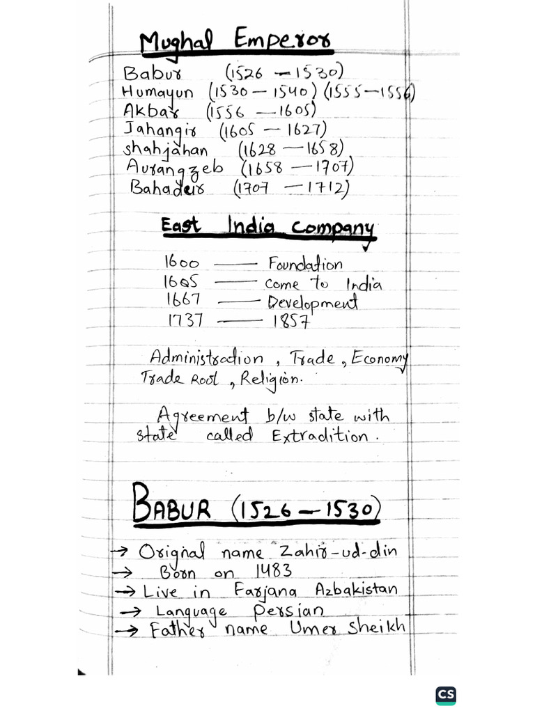 History of South Asia Notes | PDF