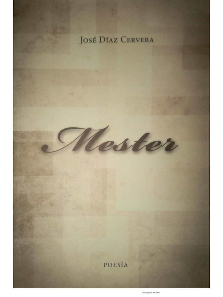 Díaz Cervera, José - Mester | PDF