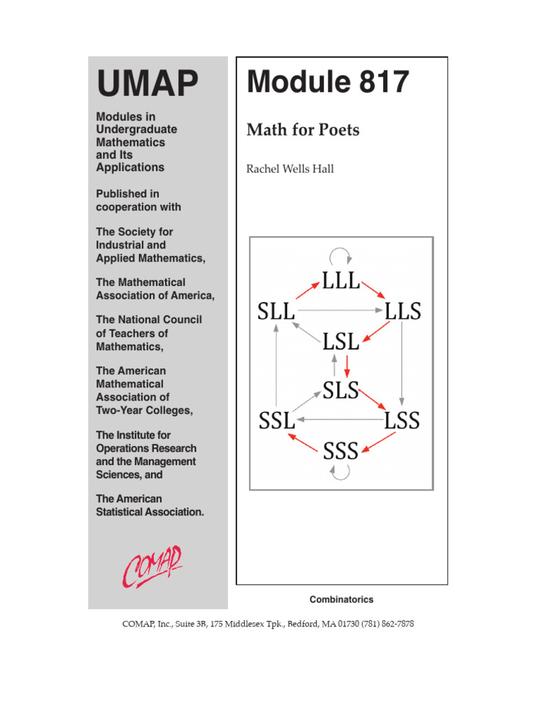 Math For Poets: Modules in Undergraduate Mathematics and Its ...