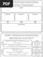 CER Sentence Starters | PDF