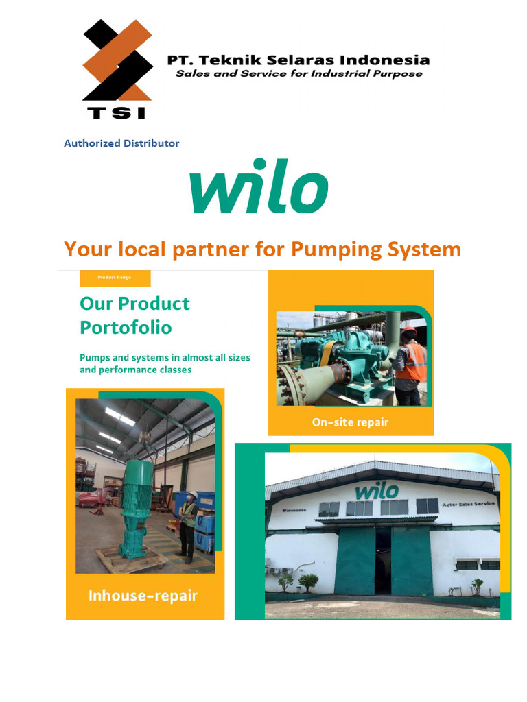 Authorized Industrial Pump Distributor | PDF