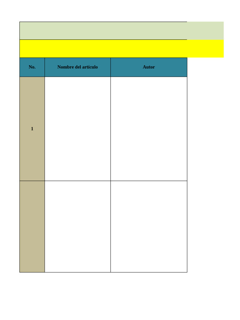 Matriz Articulos Ok | PDF