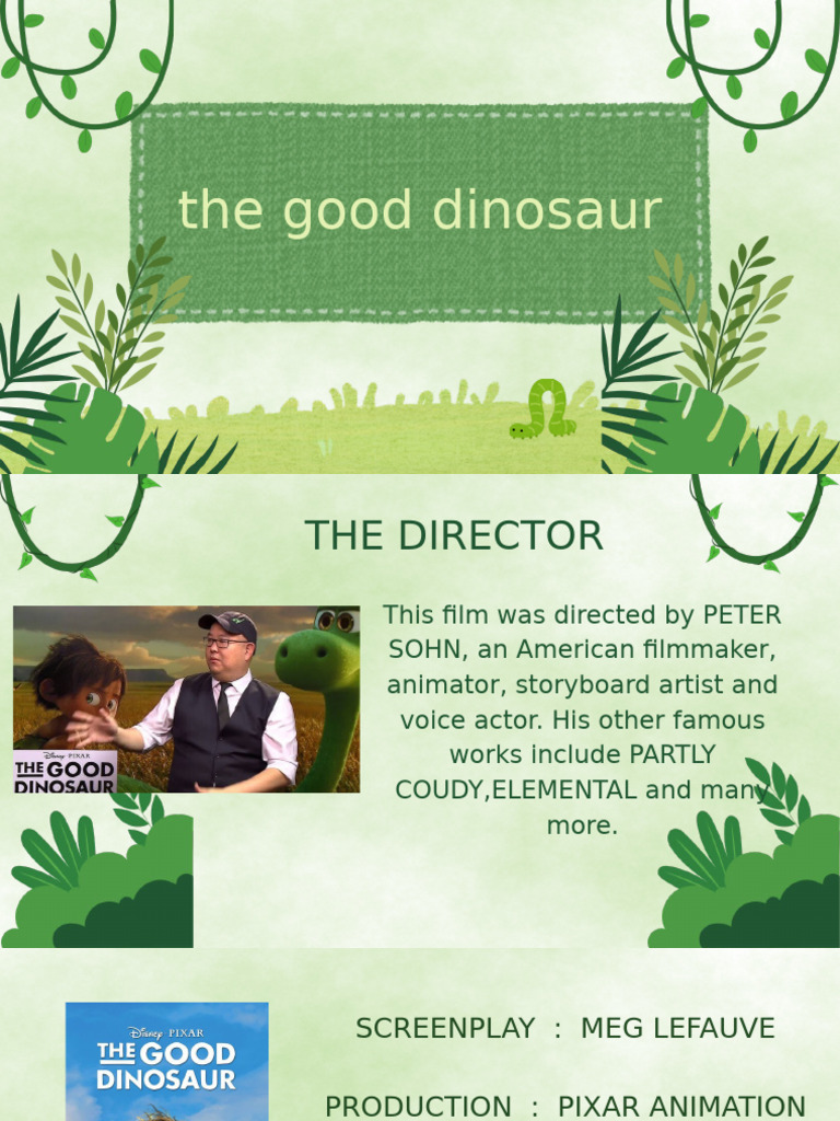The Good Dinosaur | PDF
