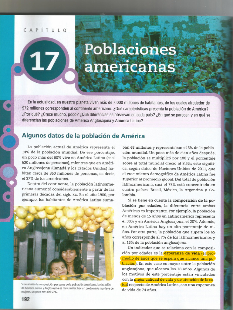 Cap 17. Población. Pag 192 | PDF
