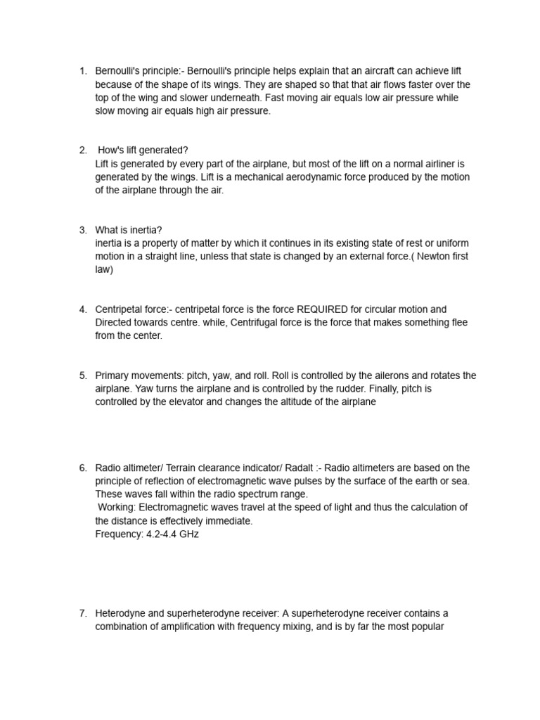 Part 2 RTR Questions Skylark Aviation School | PDF | Radio ...