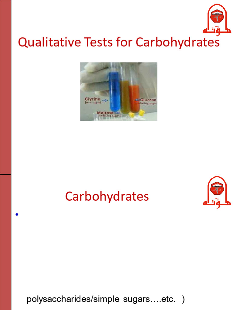 Detection of Carbohydrates Lab 2021 | PDF | Carbohydrates | Polysaccharide