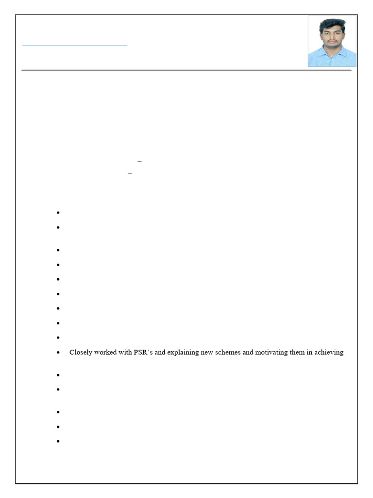 Resume 1 - 1730877668697 - M.Sai Krishna Prasanth | PDF | Marketing | Business