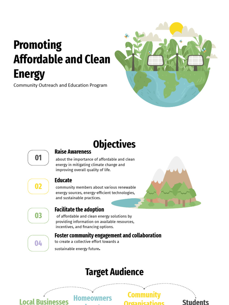 Promoting Affordable and Clean Energy | PDF | Sustainable Energy ...